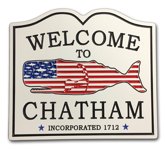 Welcome to Chatham, Whale sign | Chatham Wind and Time